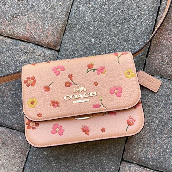 Coach | Bags | Coach Mini Brynn Crossbody With Mystical Floral Print ...